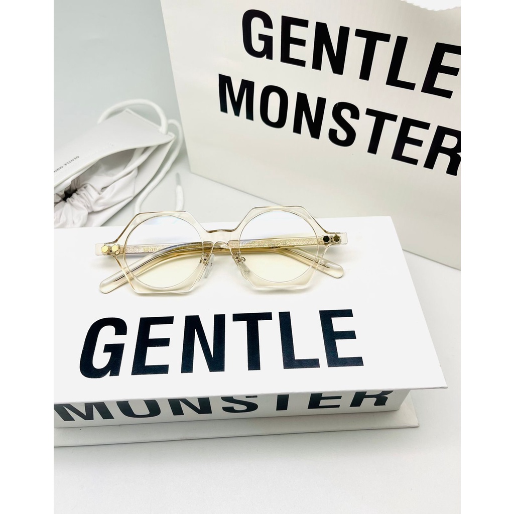 Jual Frame Kacamata Sporty Gentle Monster 2031 Hexagon Super Bening ...