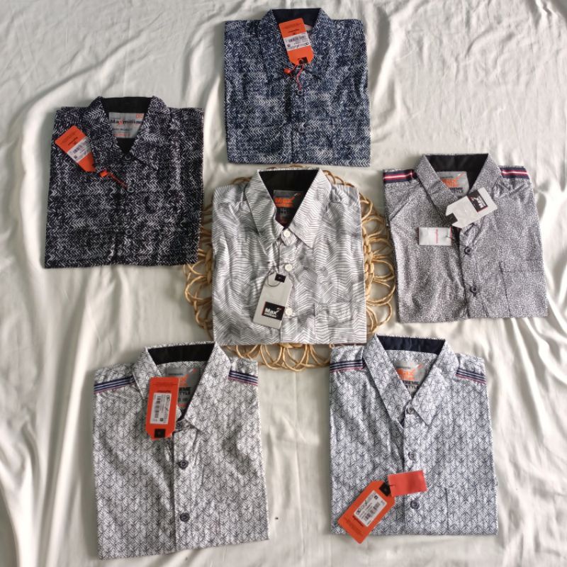 Jual KEMEJA PRIA PRINTING MAXMILLIAN | SPORT HEM MAXMILLIAN DEWASA ...