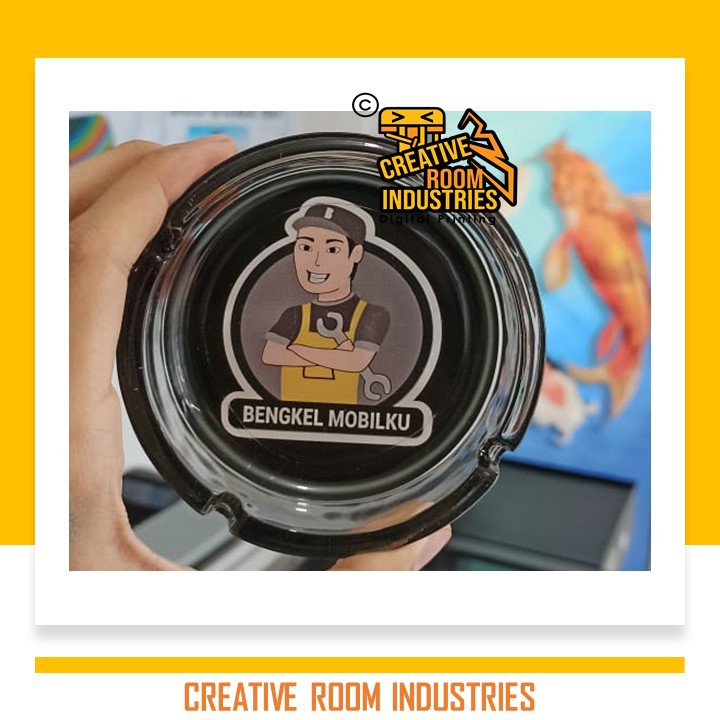 Jual Custom Asbak / Asbak Rokok / Asbak Kaca / Ashtray / Glass Ashtray ...