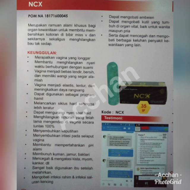 Jual [FREE GIFT] NCX CRYSTAL X NASA ORI/ NCX NASA CRISTAL X ORIGINAL ...