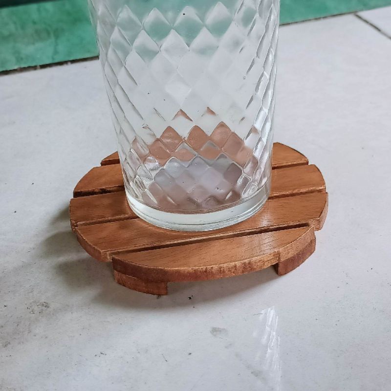Jual Tatakan Gelas Bulat Diameter 10x1,5cm | Shopee Indonesia