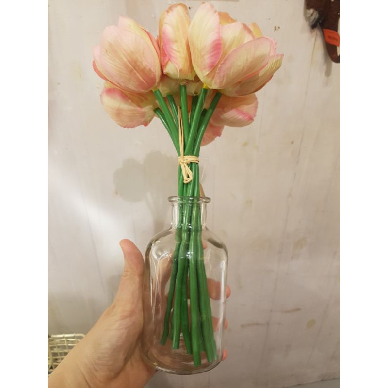 Jual botol kaca vas bunga dekorasi rumah gift kado | Shopee Indonesia