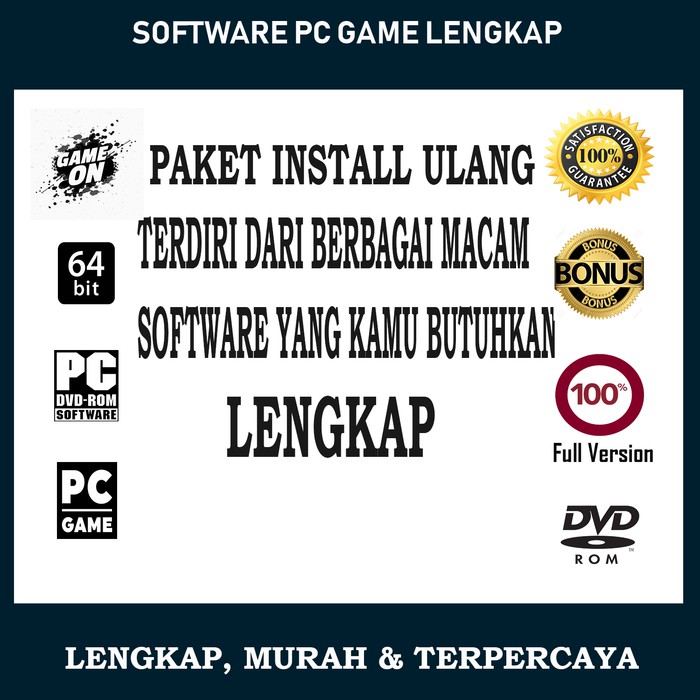Jual Paket Software Install Ulang PC Lengkap | Shopee Indonesia