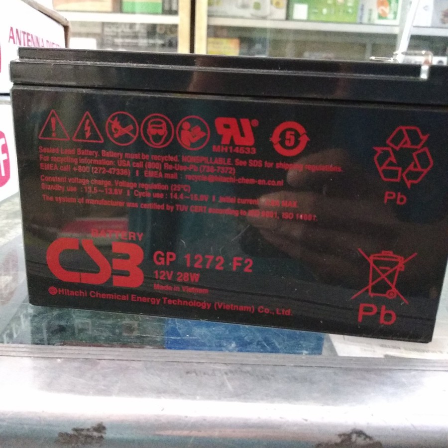Jual Aki baterai kering VRLA CSB 12v 7.2Ah 12 volt 7.2 Amper 7 Ampere ...