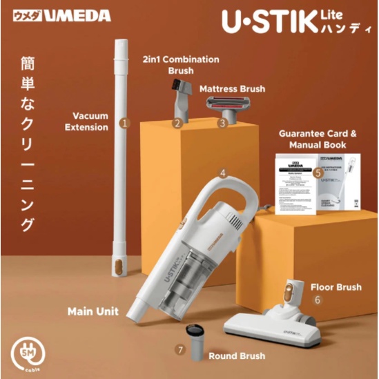 Jual Umeda USTIK Lite U Stick Vacuum Cleaner Vacum Tangan Stik Garansi ...