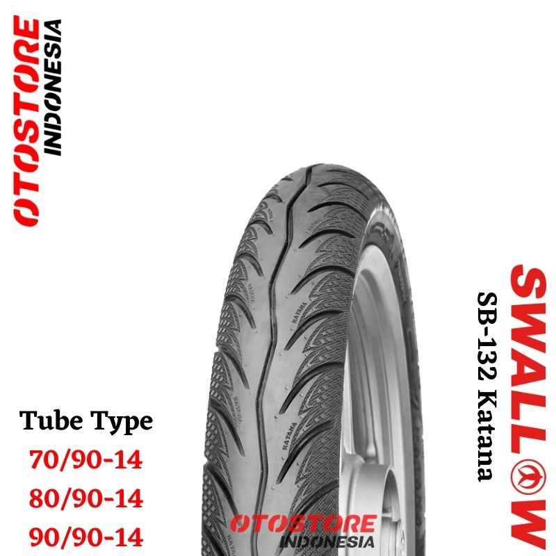 Jual Ban Luar Motor Matic Swallow SB132 Katana 70 80 90 Ring 14 Tube ...