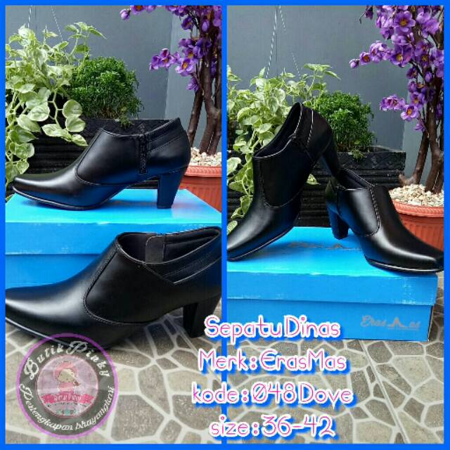 Jual Sepatu bhayangkari 048 doff / sepatu polwan / sepatu pdh / sepatu ...