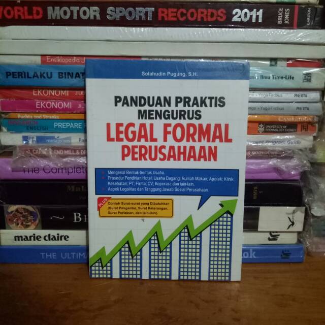 Jual Original Buku Panduan Praktis Mengurus Legal Formal Perusahaan By Solahudin Pugung SH ...
