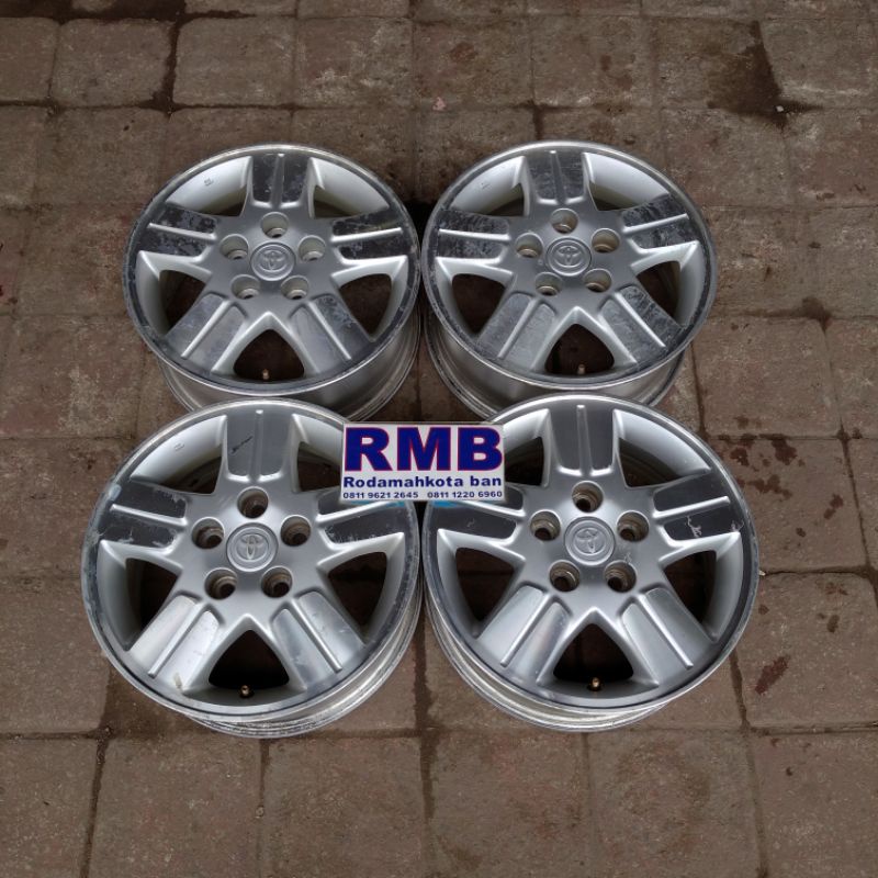 Jual VELG SEKEN OEM INOVA G RING 15 VELG ONLY BAUT 5 PCD 114,3 | Shopee ...