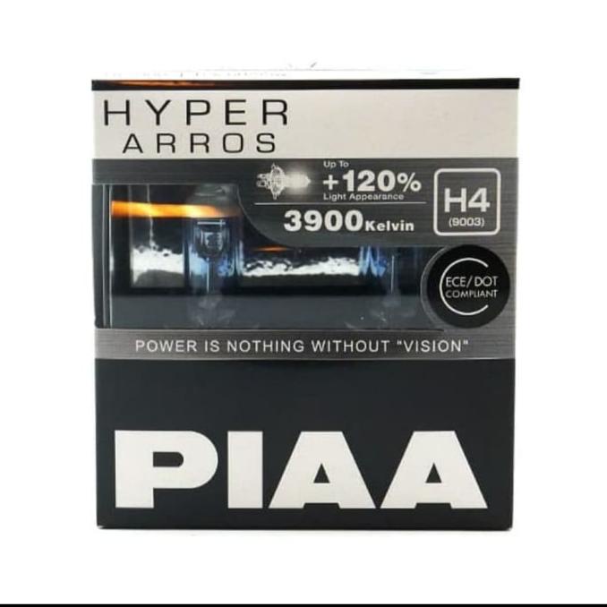 Jual Lampu Ignis PIAA H4 12v 60/55w + 120% 3900K Hyper Arros Original rod14 Murah | Shopee Indonesia