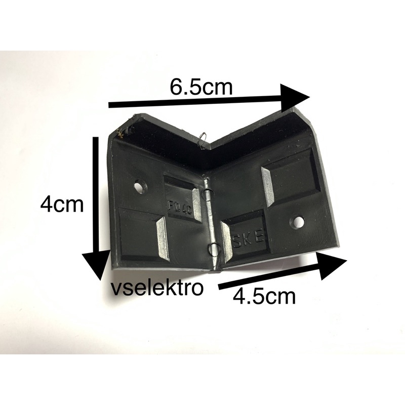 Jual SIKU SALON 2 LUBANG/ SIKU BOX SPEAKER PLASTIK/SUDUT BOX SPEAKER ...