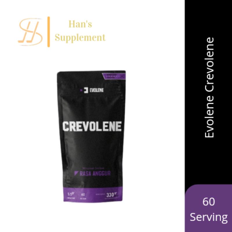 Jual EVOLENE CREVOLENE CREATINE Anggur Grape 330 gr 330 gram 330gram ...