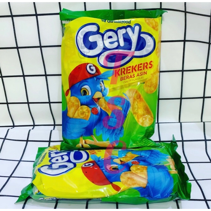 Jual Garuda Gery Krekers Beras Asin isi 10 x 5.6gr Gery Krakers Salted ...