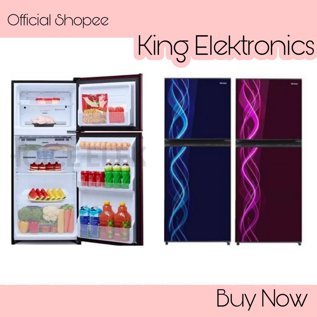 Jual KULKAS SHARP SJ-197ND VP 2 PINTU TERBARU SJ 197 ND 172 LITER ...