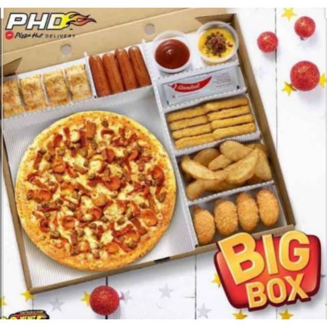 Jual Big Box pizza hut PHD Shopee Indonesia