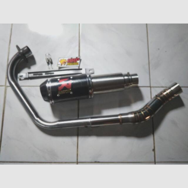 Jual FULLSYSTEM AKRA LORENZO CARBON MOTOR NINJA , CBR LOKAL , CBR ...