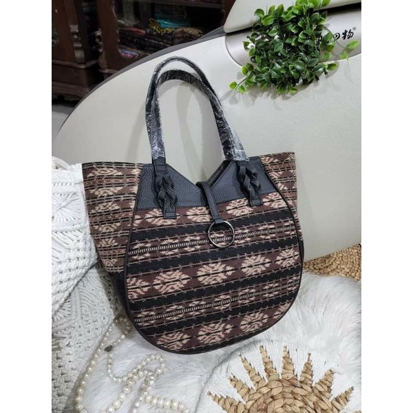 Jual TOTE BAG TENUN NTT, TOTE BAG ETNIK, SHOULDER BAG, TAS ETNIK, TAS ...