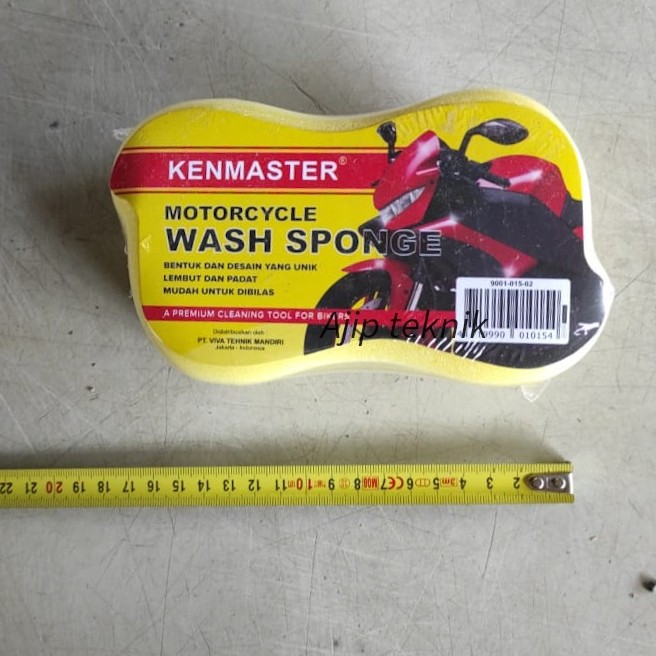 Jual Kenmaster motorcycle wash sponge motor spons cuci motor mobil ...