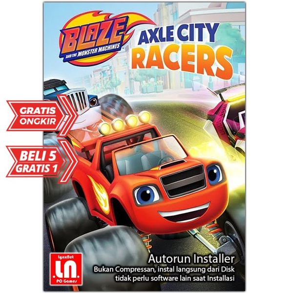 Jual Blaze and the Monster Machines Axle City Racers - PC Game Race ...