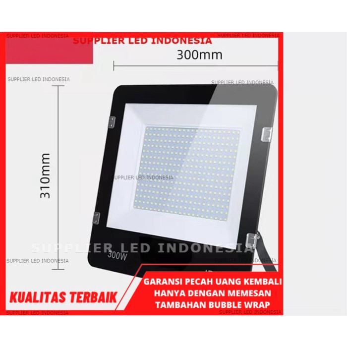 Jual LAMPU SOROT 300 WATT LED 300WATT / LAMPU TEMBAK LED 300W / LED FLOODLIGHT SMD OUTDOOR 300 W ...