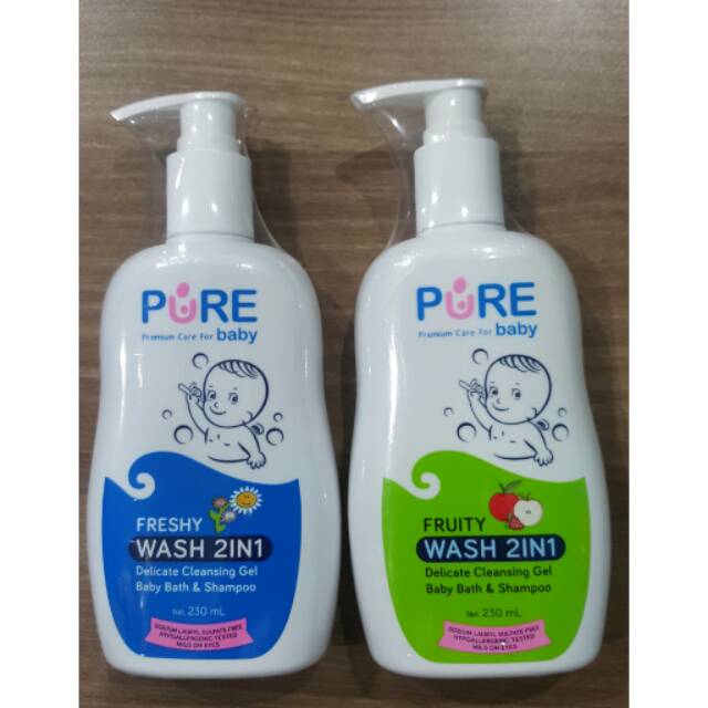 Jual PureBaby wash 2in1 230ml | Shopee Indonesia
