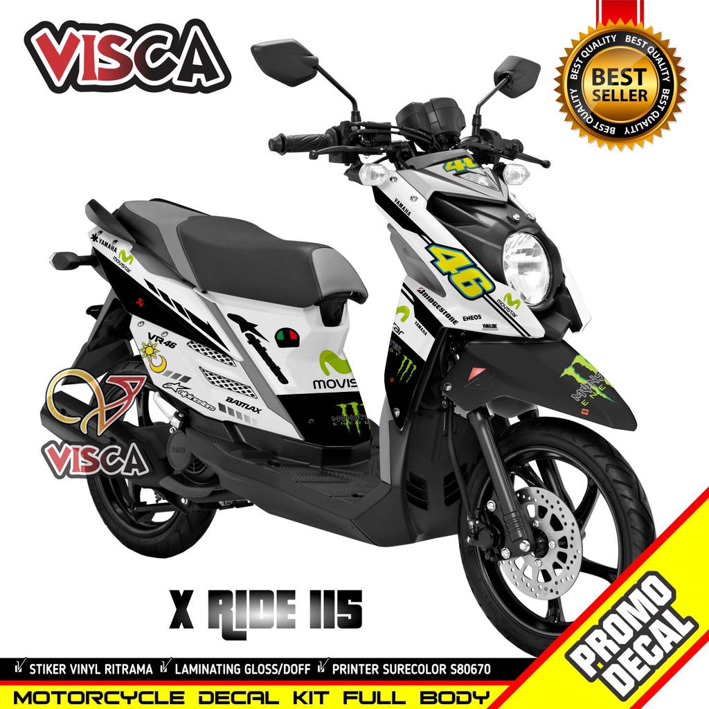 Jual Decal X Ride 115 Full Body Stiker X Ride 115 Full Body Striping X ...