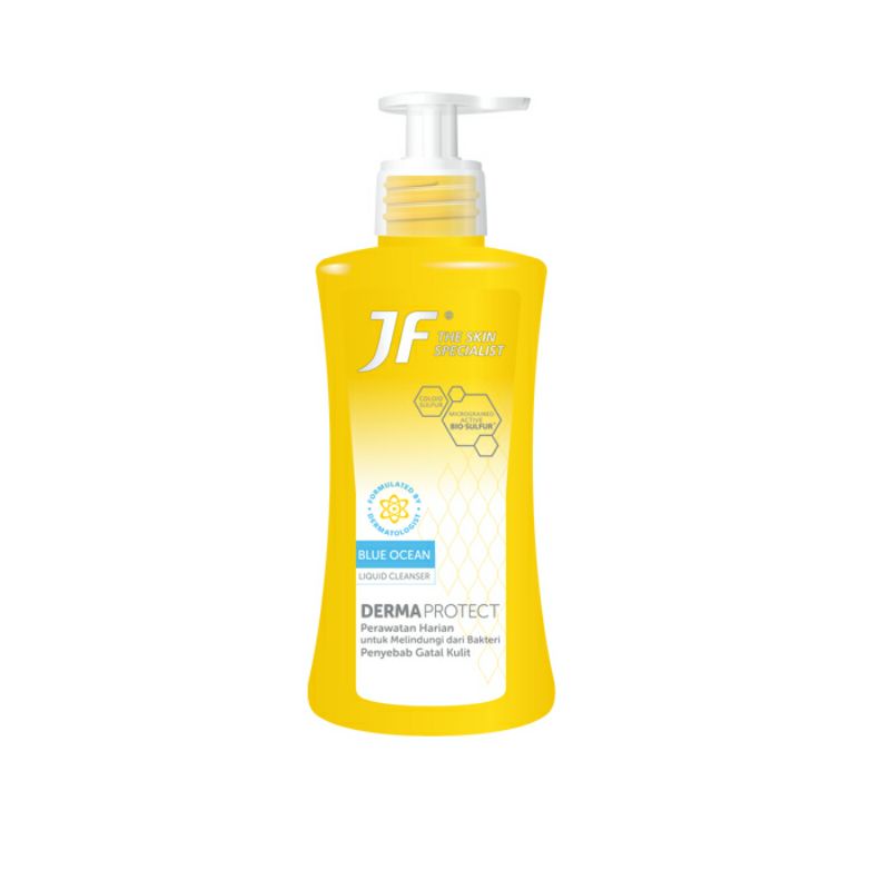 Jual JF Derma Protect Blue Ocean 200mL Botol | Shopee Indonesia