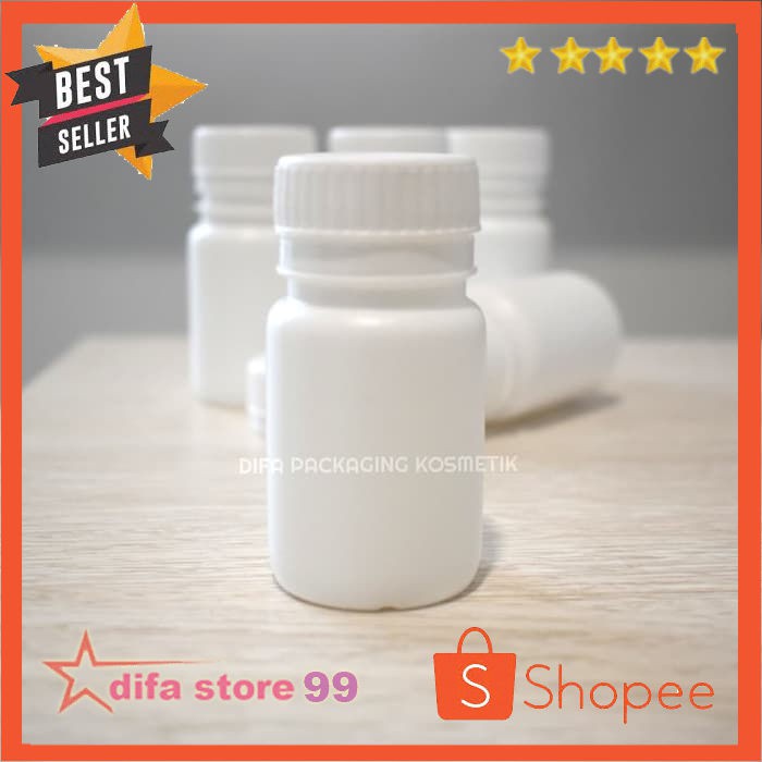 Jual Botol Kapsul 40ml Putih Dove Botol Obat | Shopee Indonesia