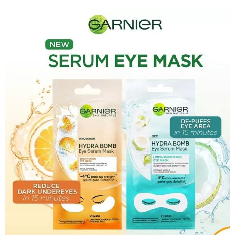 Jual Garnier Eye Serum Mask Hydra Bomb 6g | Shopee Indonesia