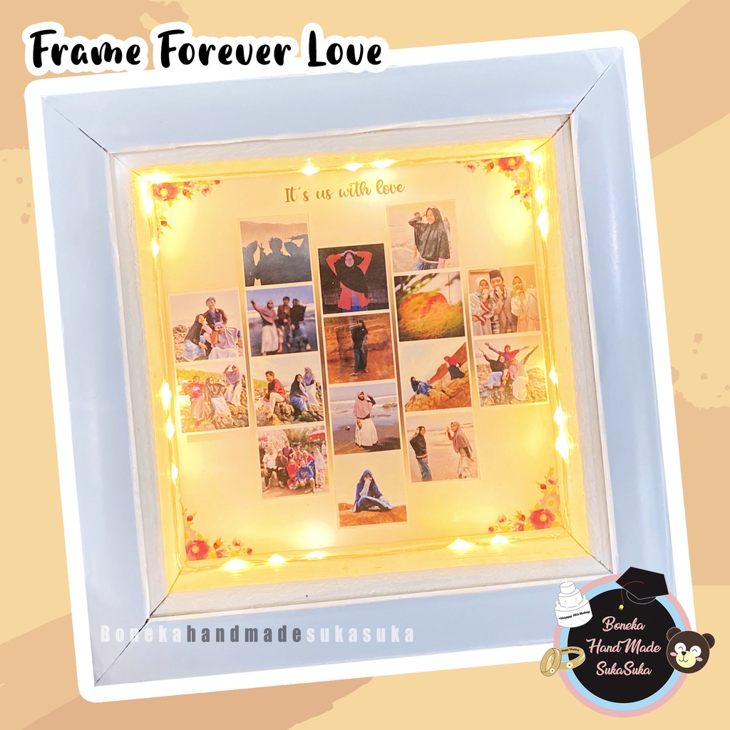 Jual Kado Viral Frame Kolase foto Light Lampu LED Tumblr / Kado Unik ...