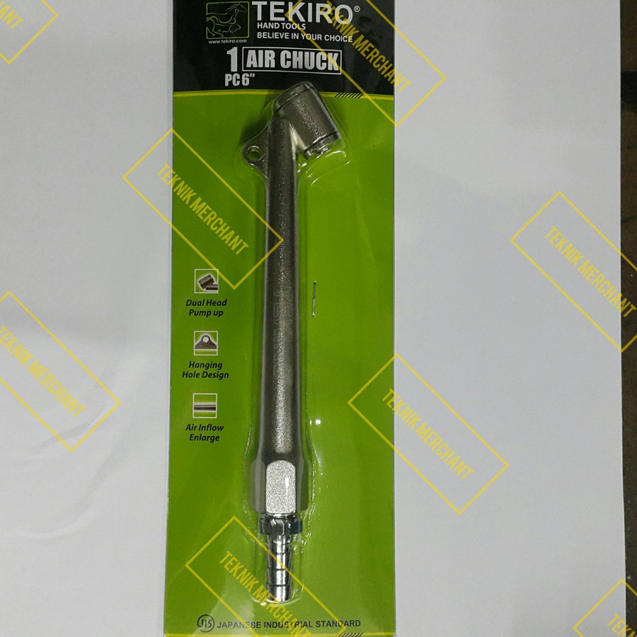 Jual Tekiro Airchuck Kepala Isi Angin 6 Inch Air Chuck Ban Tire Chuck ...