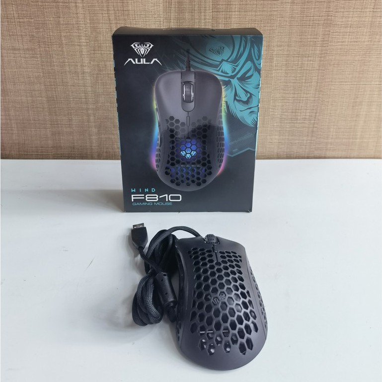 Jual Aula Wind Gaming Mouse Honey Comb RGB (F810) | Shopee Indonesia