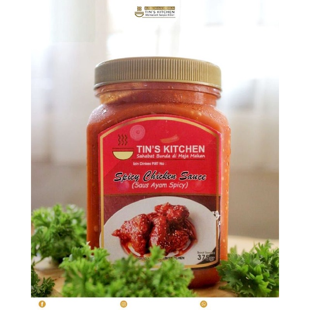 Jual Saus Spicy Chicken level 1 TIN'S KITCHEN Bumbu Masak Instan ...