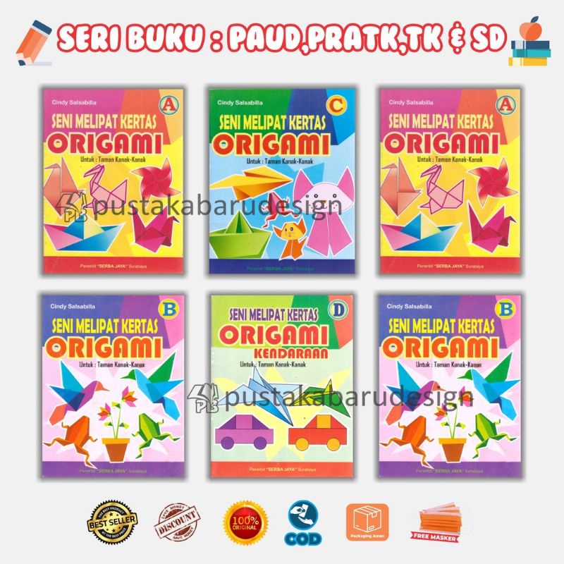 Jual Buku Origami Seni Melipat Kertas Koleksi [ Serba Jaya ] | Shopee Indonesia