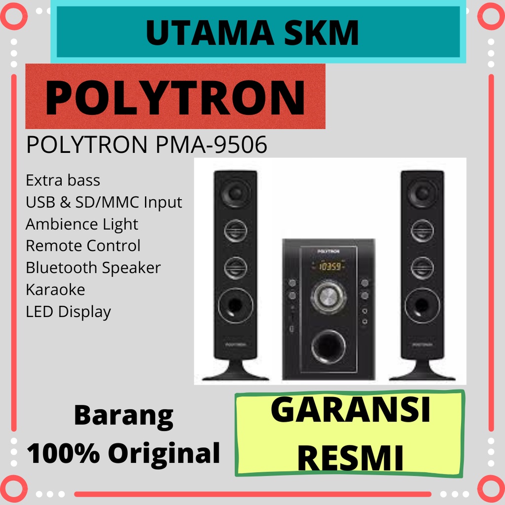 Jual Polytron Multimedia Audio /Speaker Polytron PMA 9506 | Shopee ...