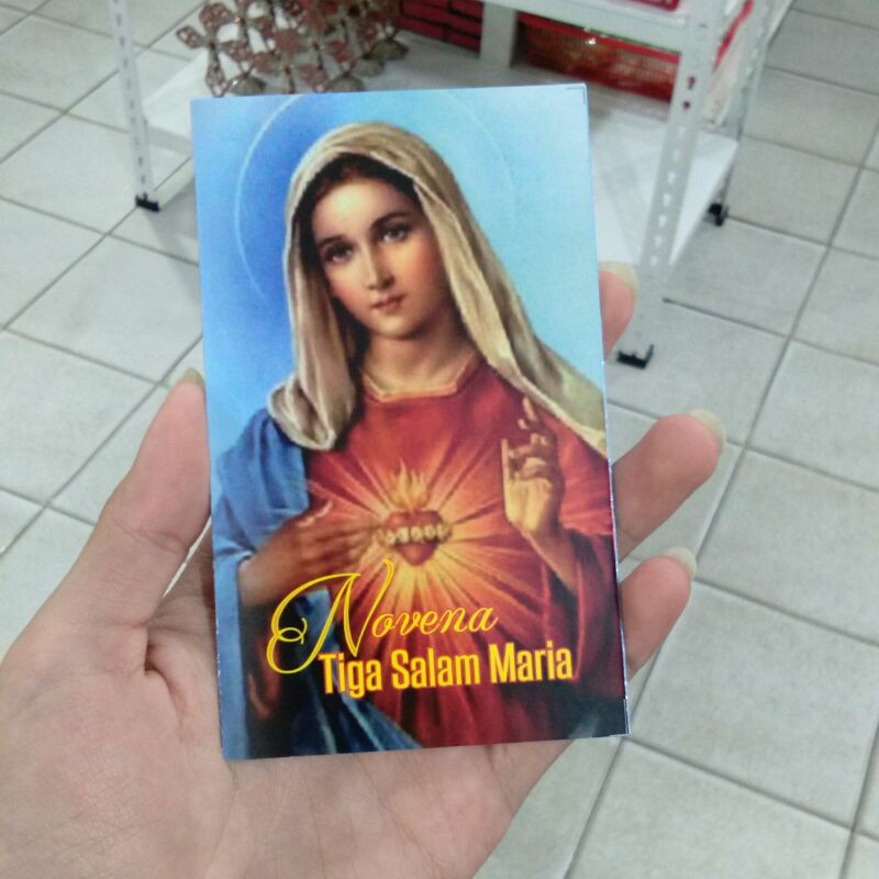 Jual Lembar Doa Novena 3 Salam Maria - Katolik | Shopee Indonesia
