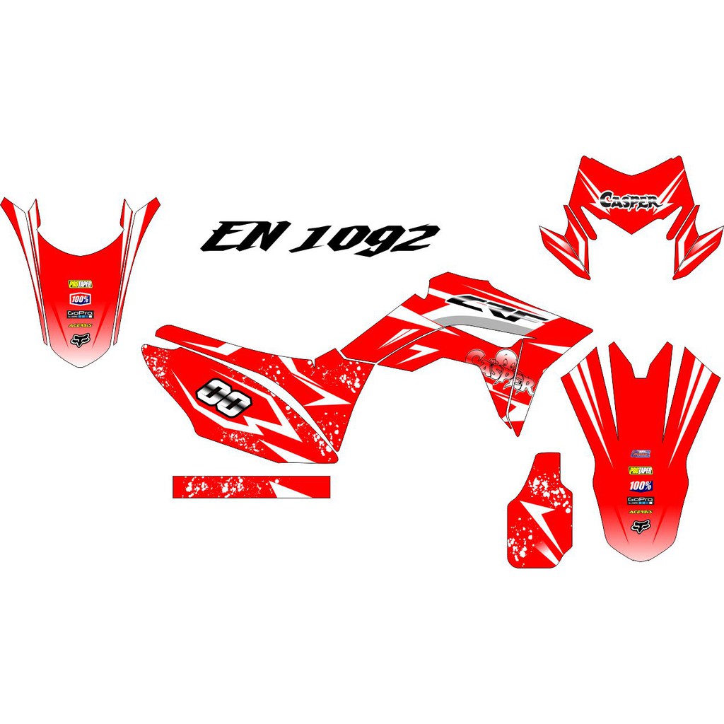 Jual DECAL STIKER CRF 150 L CASPER GRAFIS | Shopee Indonesia