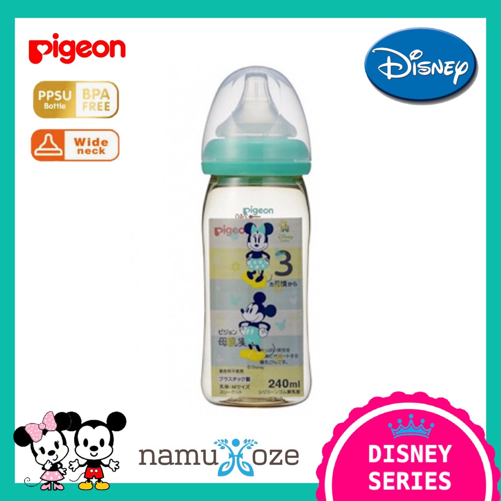 Jual BOTOL SUSU PIGEON PPSU DISNEY MICKEY AND MINNIE MOUSE 240ml | Shopee Indonesia