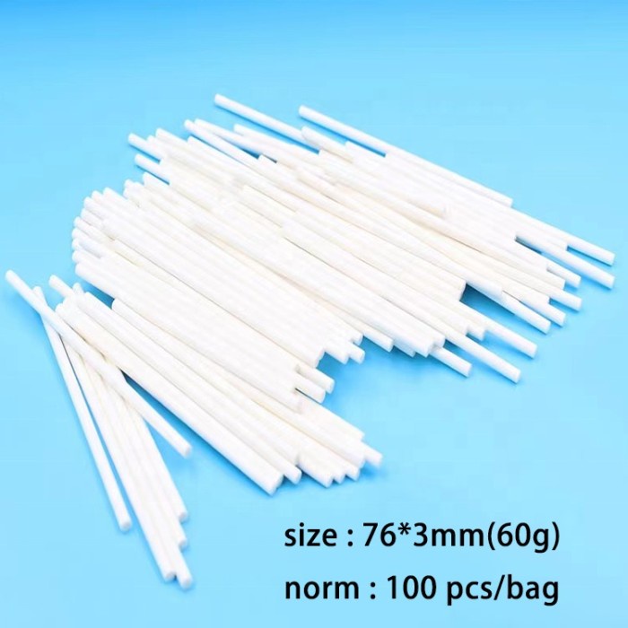Jual GAGANG PERMEN PAPER STICK 100 PCS 3.2x76MM STIK LOLIPOP STICK ...