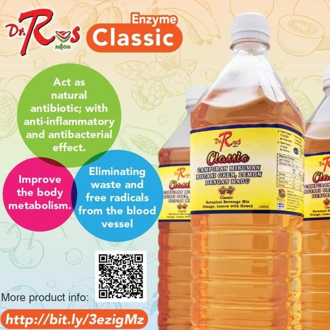 Jual classic enzyme dr ros 1400ml | Shopee Indonesia