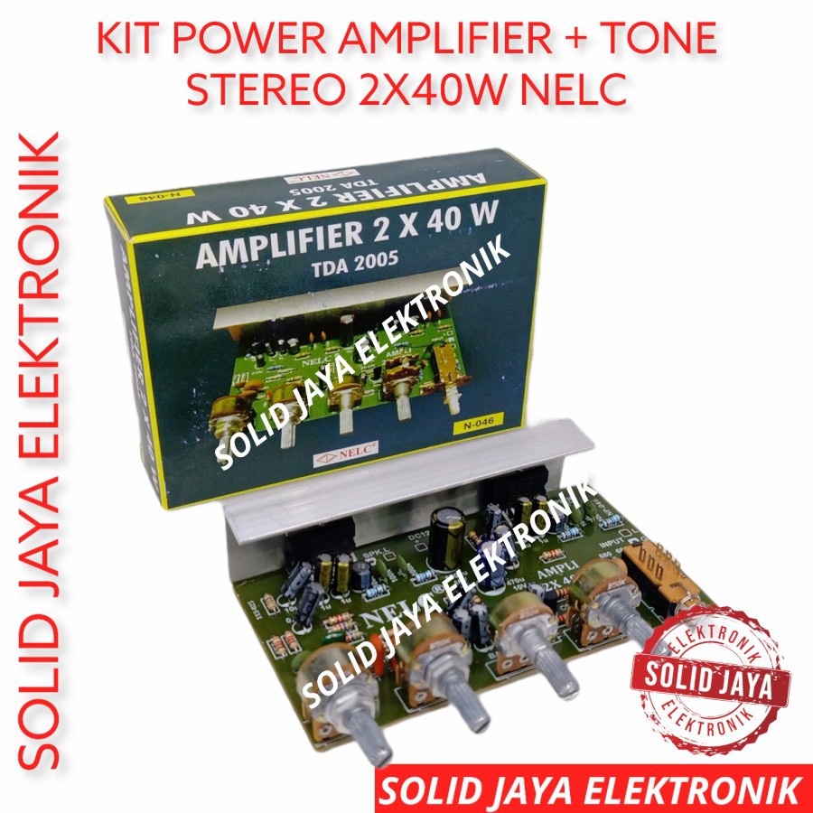 Jual KIT POWER STEREO 80W 12V AKI ACCU TDA2005 PLUS TONE CONTROL LOUDNES LOUDNESS 12 VOLT NELC N ...