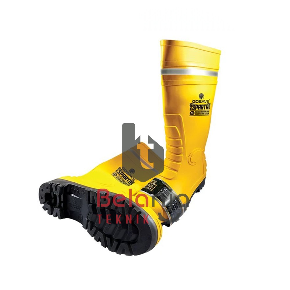 Jual Sepatu Boot Steel Toe Shoe Gosave Boot Safety Kuning | Shopee ...