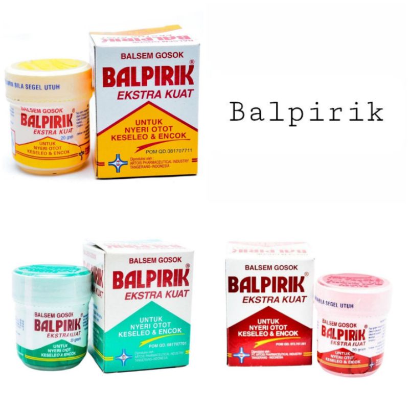 Jual Balpirik Balsem 20g | Shopee Indonesia