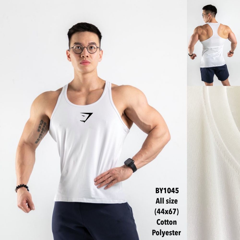 Jual Baju Gym Singlet Gym Tali Kecil Pria Tanktop Gym Singlet Fitness ...