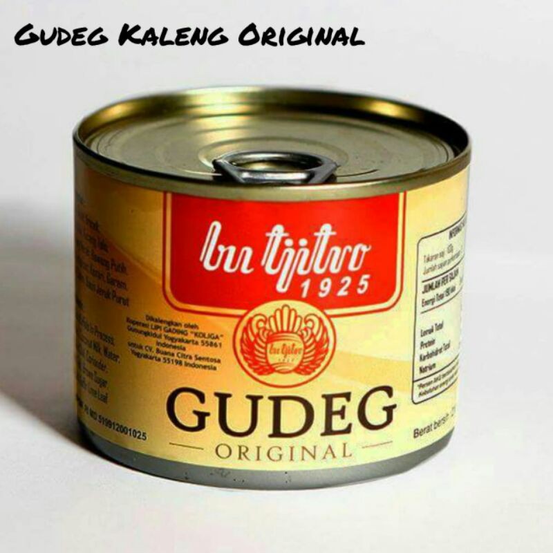 Jual Gudeg Kaleng Bu Tjitro varian Original | Shopee Indonesia