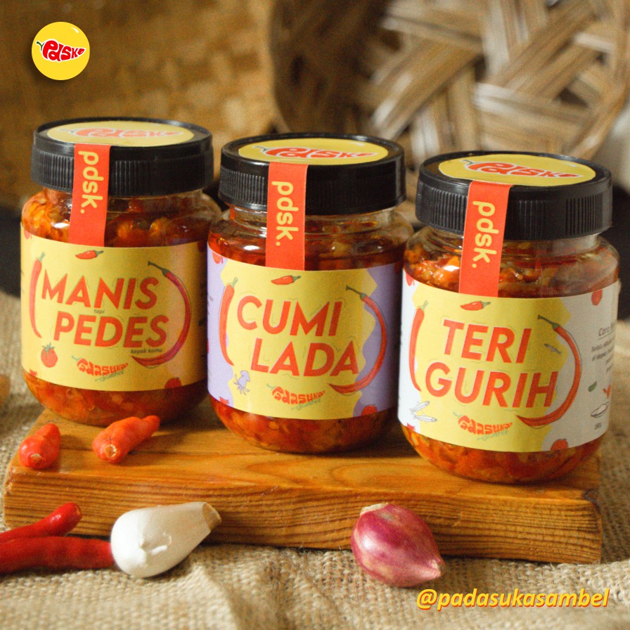 Jual PAKET PROMO MURAH 3 BOTOL SAMBAL CUMI SAMBAL TERI SAMBAL MANIS ...