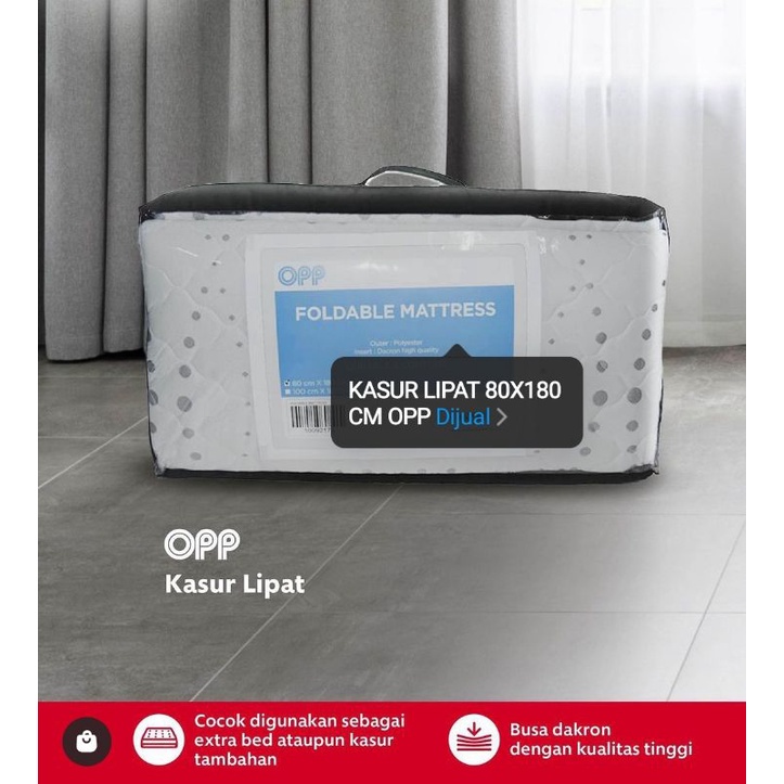 Jual kasur lipat opp 80 x 180 cm / foldabel matras | Shopee Indonesia