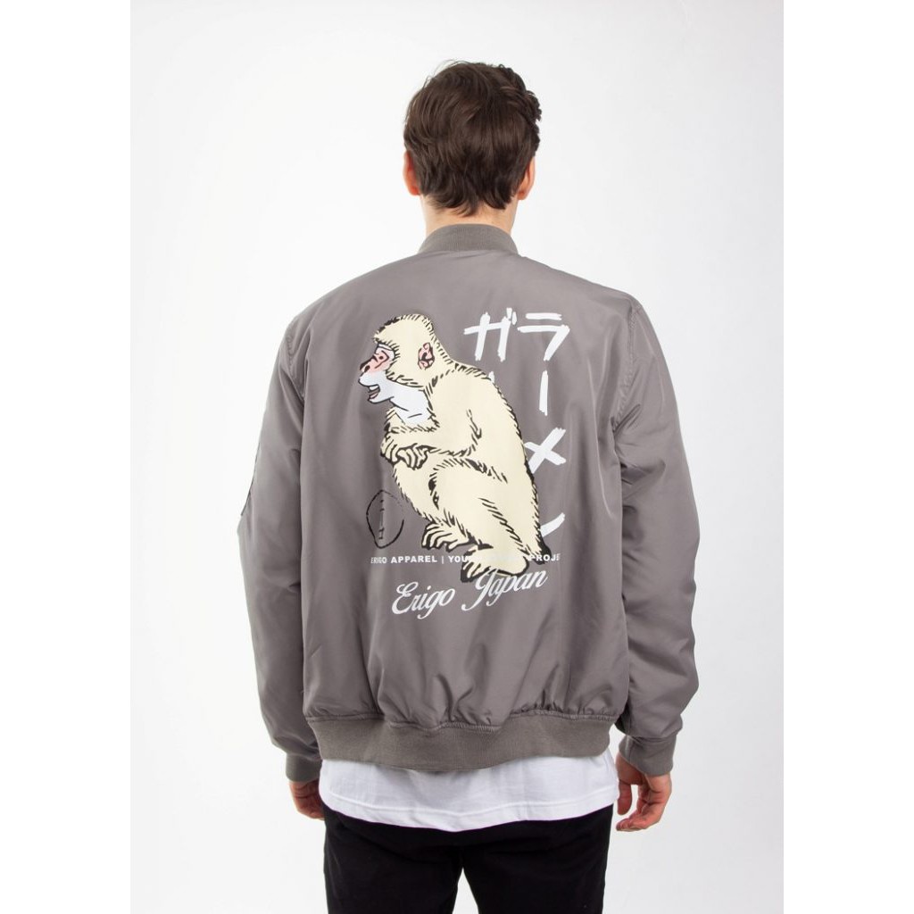 Jual Erigo Bomber Macaca Grey | Shopee Indonesia