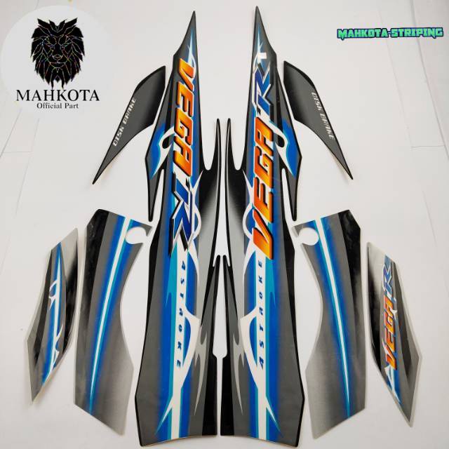 Jual Striping Stiker Polet Sepeda Motor List Yamaha Vega r new 2007 ...