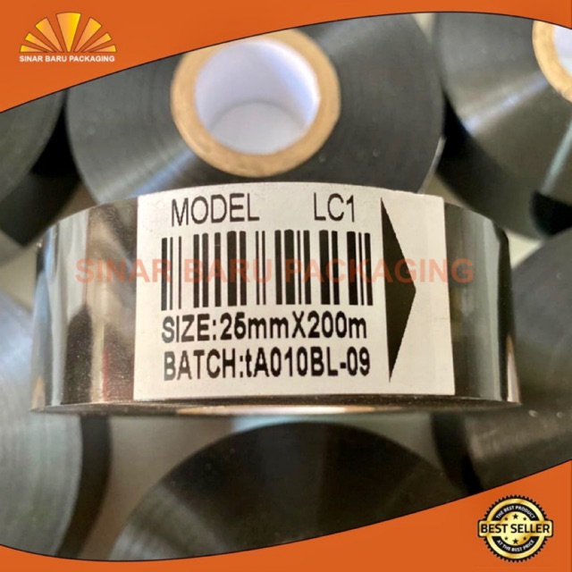 Jual Ribbon Tape LC1 25mmx200m /pita ribbon/pita coding/Roll tinta ...